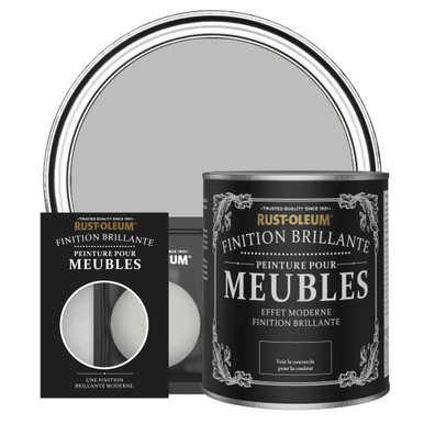 Peinture pour Meubles Silex - Finition Grise Brillante