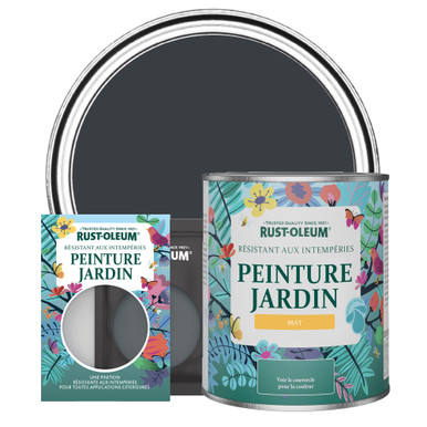 Peinture Jardin Anthracite (Ral 7016)- Finition gris Mate | Rust-Oleum