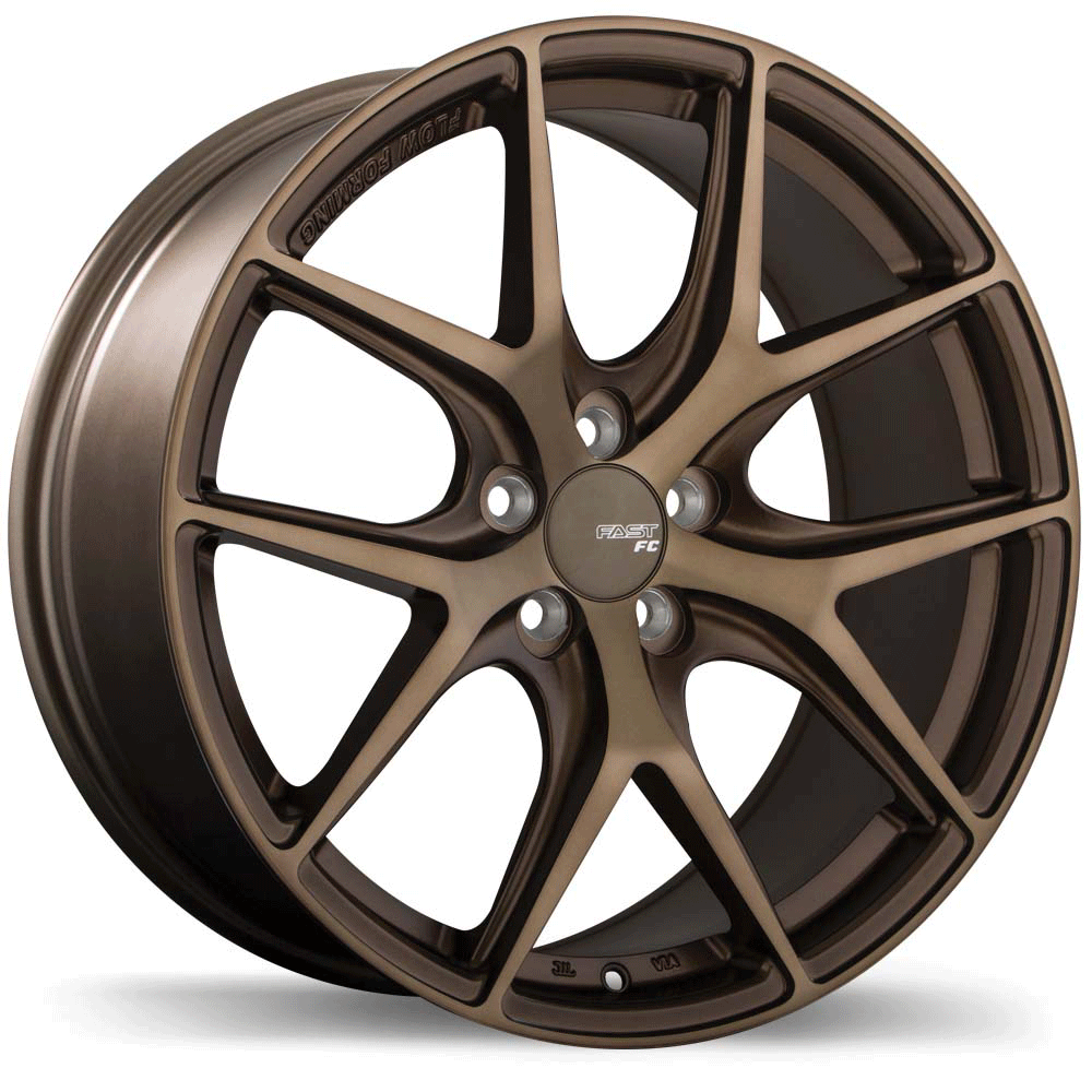 Fast Wheels FC04 18x8.0 5x108mm +40 72.6mm | Matte Bronze Finish