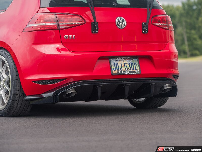 MK7 GTI Functional Aerodynamic Rear Diffuser Kit - EuroSport Tuning