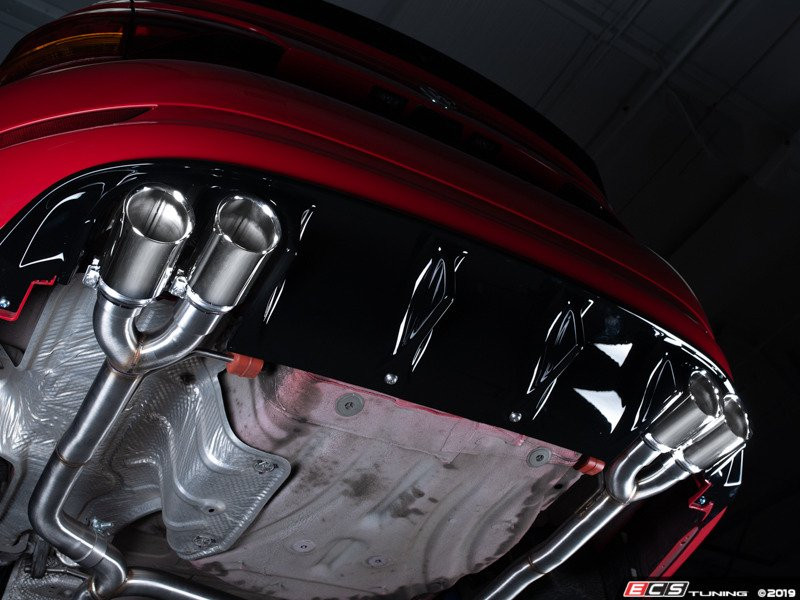 MK7 Jetta Quad Tip Gloss Black Rear Diffuser - EuroSport Tuning
