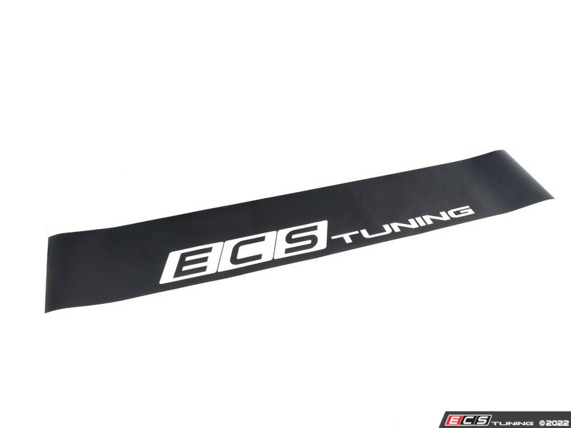 Vinyl Windshield Banner - Gloss Black