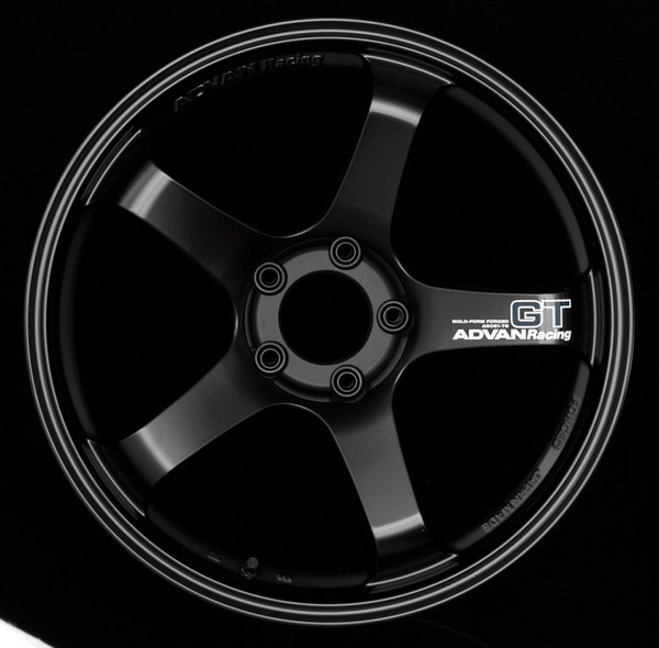 Advan GT 18x9.5 +22 5x114.3 Semi Gloss Black Wheel | YAQ8J22ESB