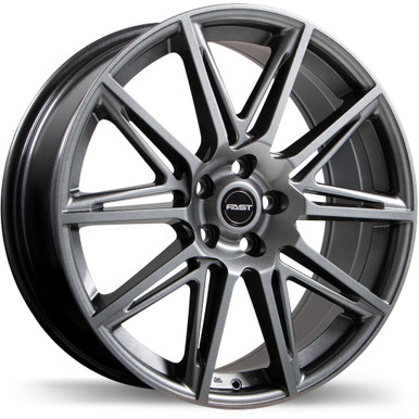 Fast Wheels Switch 20x8.0 5x114.3mm +45 66.1mm | Titanium Finish