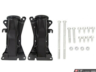 Rear Upper Shock Strut Spring Mount Brackets - Pair - EuroSport Tuning