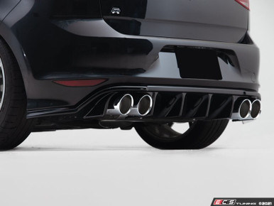 MK7 Golf R Gloss Black Rear Diffuser - EuroSport Tuning