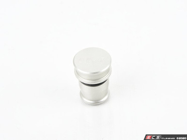 Billet Power Port Plug - "Eject" - Clear Anodized
