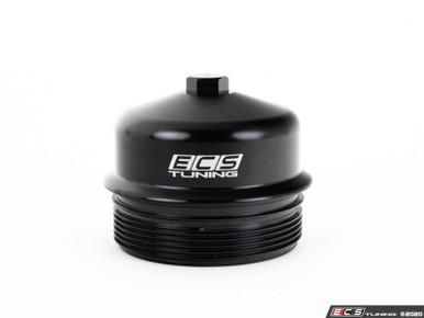 Billet Aluminum Oil Filter Cap - Black Anodized
