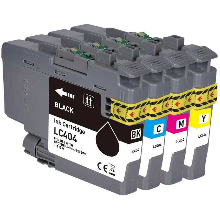 Brother LC404 Ink Cartridge Replacement |4-Pack
