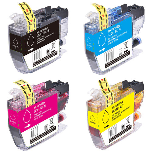 Brother LC3013 Ink Cartridge Set, High-Yield | 4 Pack | 1ink.com
