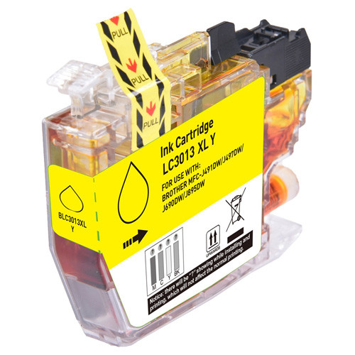 Brother LC3013 Yellow Ink Cartridge, High-Yield | 1ink.com