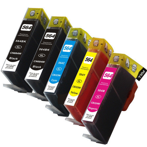 HP 564XL Ink Cartridge, High Yield Combo | 5 Pack | 1ink.com