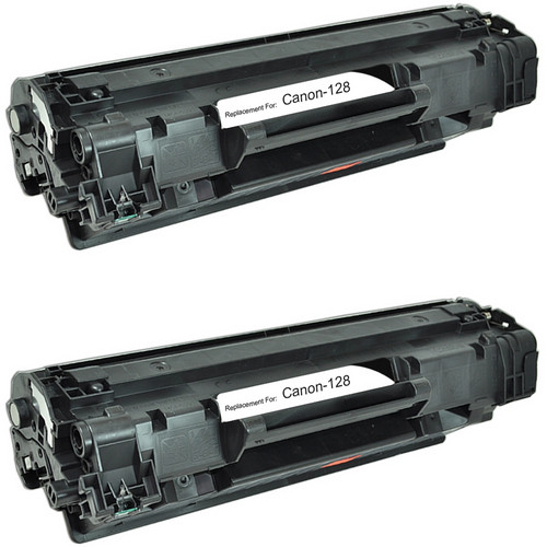 Canon 128 Toner Cartridge, Black (3500B001AA) | 2 Pack