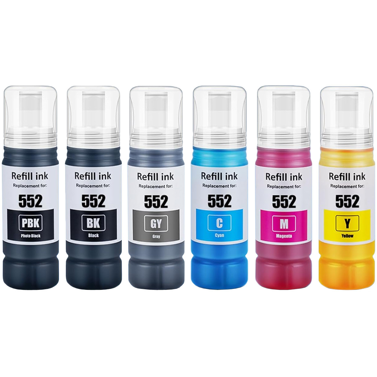Epson 552 Ink Bottle Set | 6-Pack Combo