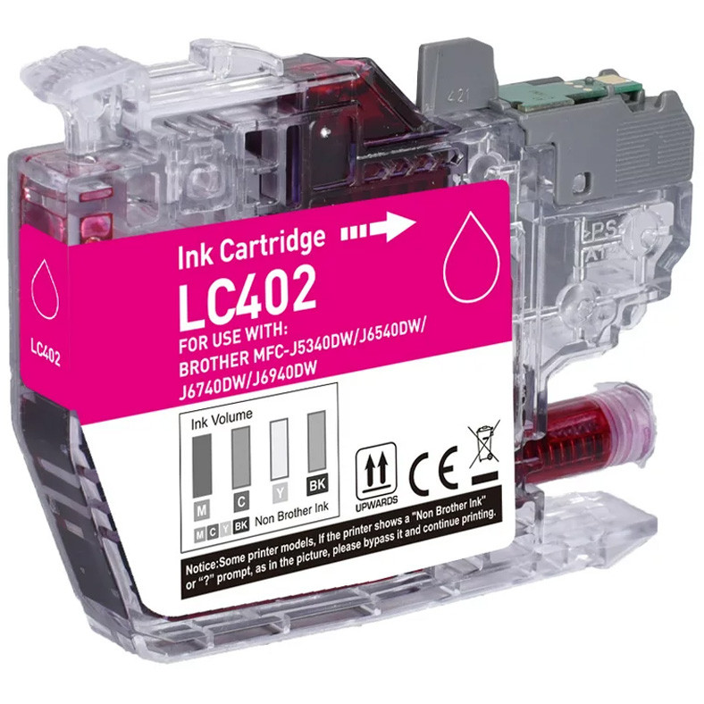 Brother LC402 Magenta Ink Cartridge Replacement | LC402 Magenta Ink