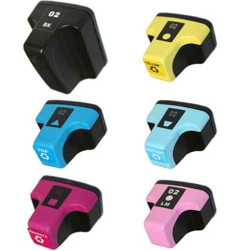HP 02 Ink Cartridge Black And Color Combo | 6 Pack
