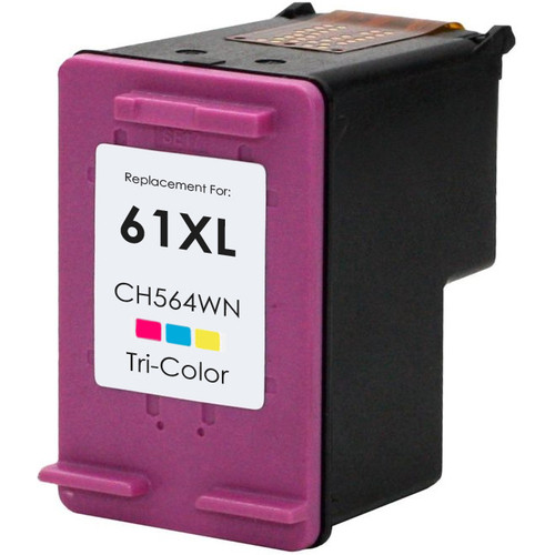 Remanufactured HP 61 Color Ink Cartridge, High Yield (CH564WN)