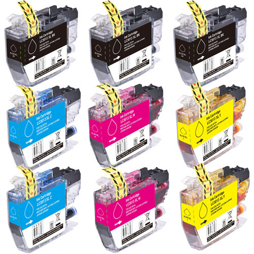 Brother LC3013 Ink Cartridge Set, High-Yield | 9 Pack | 1ink.com
