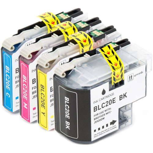 Brother LC20E Ink Cartridge Set, Super High-Yield | 4 Pack | 1ink.com