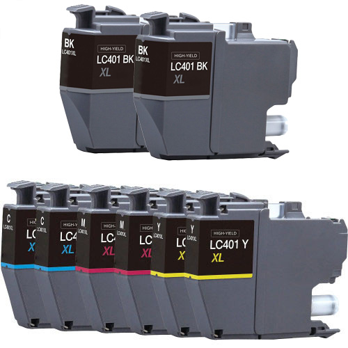 Brother LC401 Ink Replacement Combo | High Yield | 8-Pack