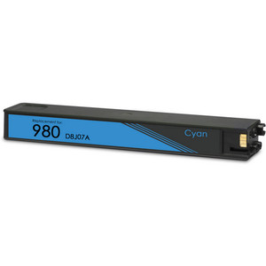 HP 980XL Cyan Ink Cartridge, High Yield (D8J07A) | 1ink.com