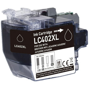 Brother LC402XL Ink Cartridge, Black | High Yield