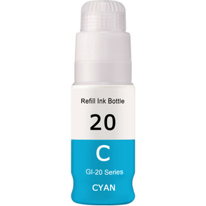 Compatible Canon GI-20 Cyan Ink Bottle | Quality Guaranteed