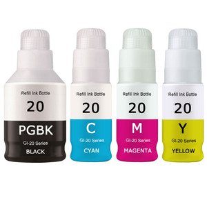 Compatible Canon GI-20 Ink 4-Pack Color Set | Quality Guaranteed