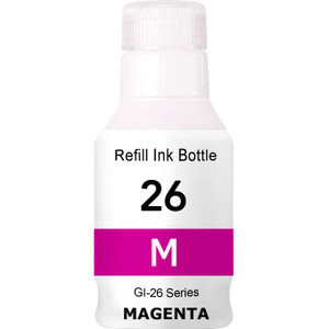 Compatible Canon GI-26 Magenta Ink Bottle | High-Yield & Reliable