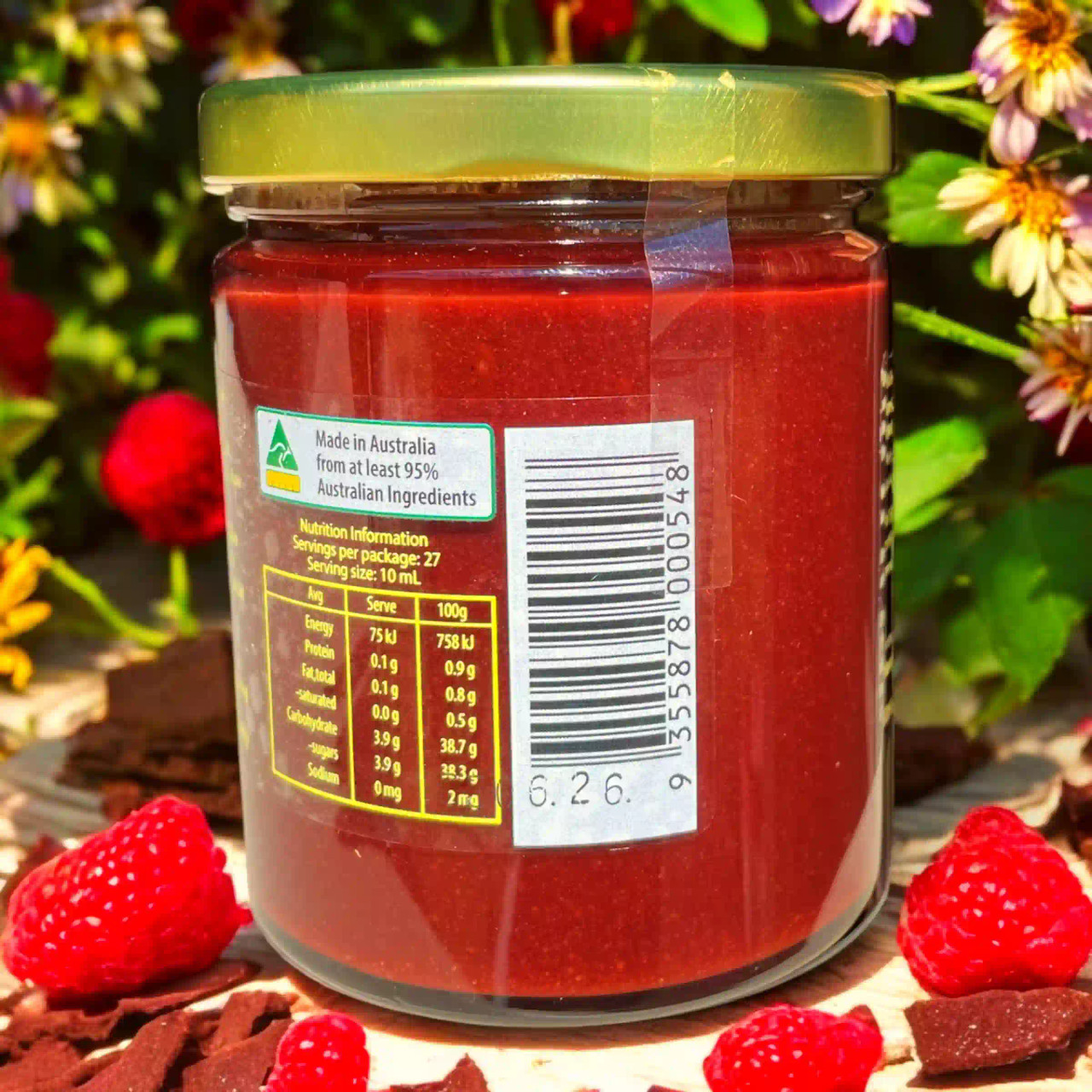 Raspberry and Chocolate Jam