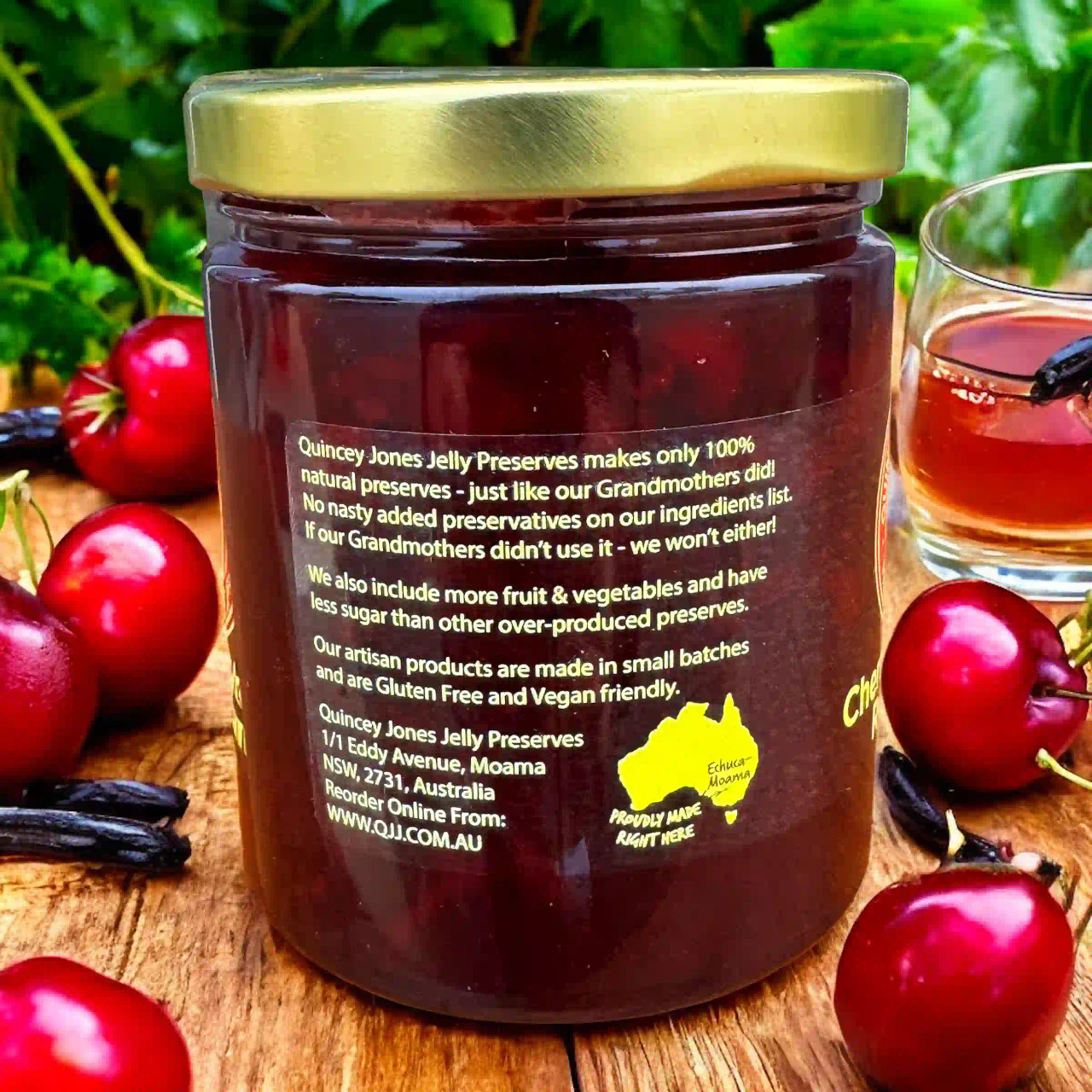 Cherry & Vanilla Rum Jam