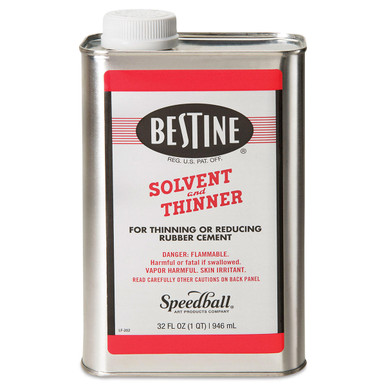 Speedball Bestine Solvent & Thinner, For Thinning or Reducing Rubber ...