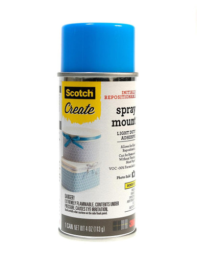 Scotch Create Spray Mount, Repositionable, Light-Duty Adhesive, 4oz ...