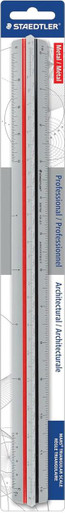 Staedtler/Mars - 12" Plastic Triangular Architect Scale - Sam Flax Atlanta
