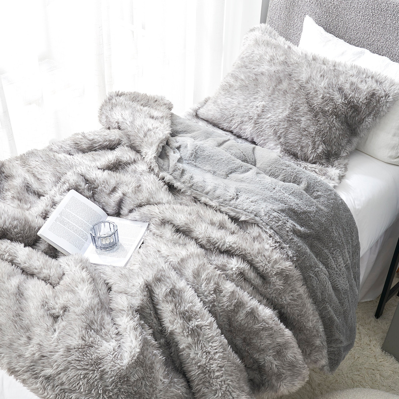Neutral Dorm Decor Ideas - Designer Twin XL Bedding - Cozy Coma Inducer ...