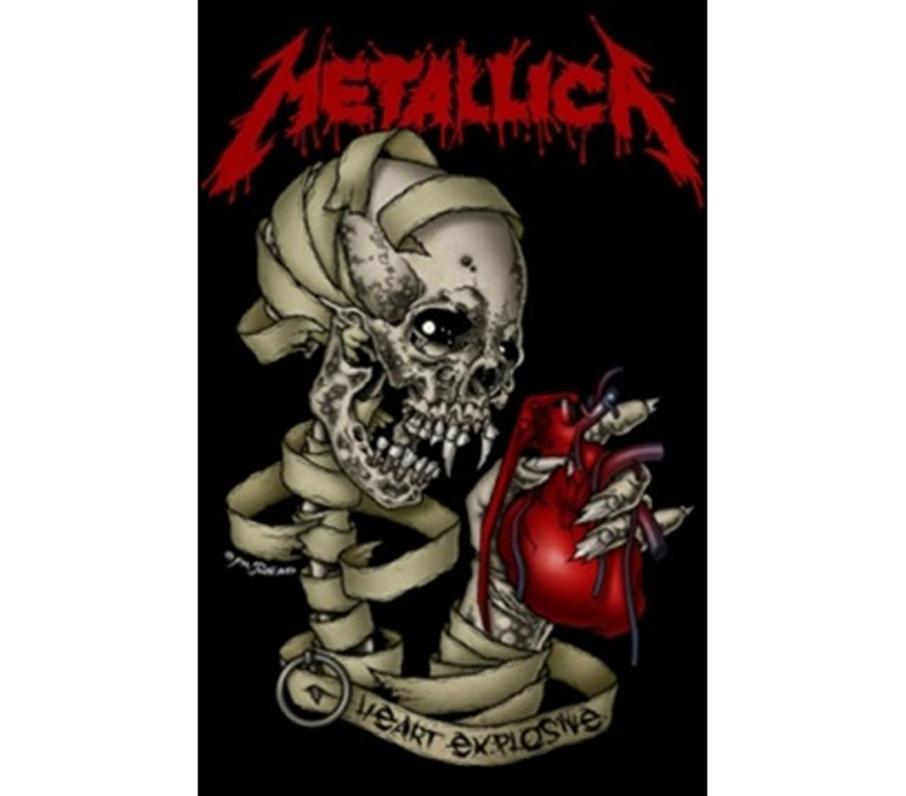 metallica art skull