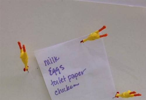 Rubber Chicken Push Pins
