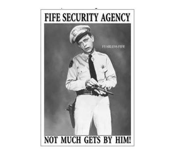 Fife Security Tin Sign Best Products For College Dorm Room Decorations ...