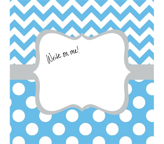 Canvas Kudos - Signable Wall Canvas - Whimsical Gray And Light Blue ...