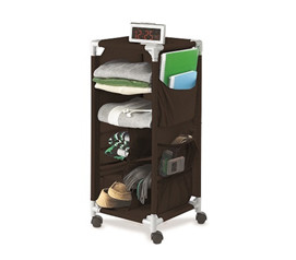 The Dorm Swivel Storage Cart - Black College Products Cool Dorm Storage ...
