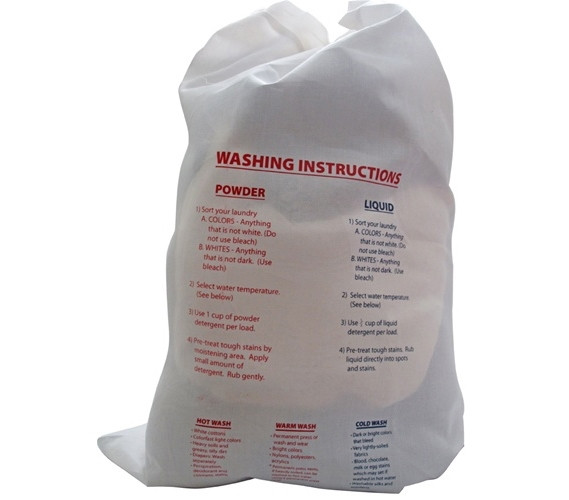 Laundry Bag with Printed Instructions - Graduating High School Senior ...