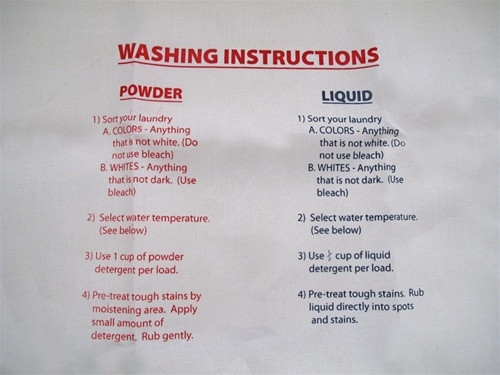 Laundry Bag with Printed Instructions - Graduating High School Senior ...