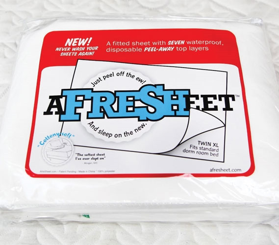 A Fresh Sheet - A Fitted Sheet With 7- Peel-Away Top Layers -The ...