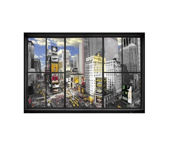 New York Window Poster