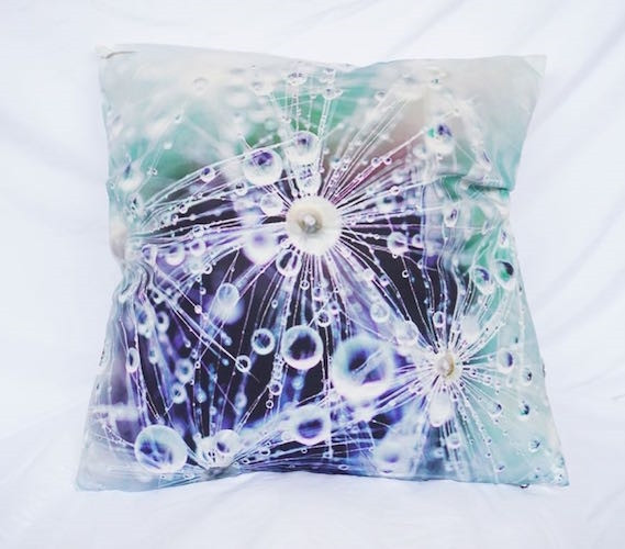 Colorful Morning Dew College Cotton Throw Pillow Twin XL Bedding ...