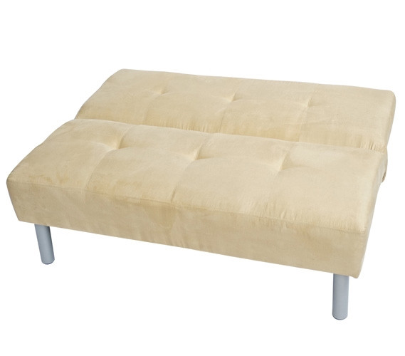 Ultra Plush College Futon in Grey Taupe- College Dorm Furniture Essential