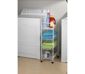 4-Tier Storage Cart - College dorm room organization cheap dorm room ...