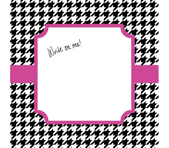 Canvas Kudos - Signable Wall Canvas - Whimsical Bright Pink And Orange ...