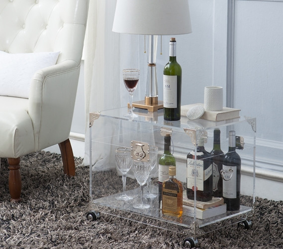 Acrylic Trunk Coffee Table - Trendy Dorm Furniture - College Apartment ...