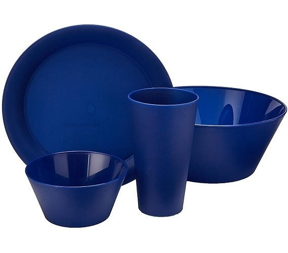 13 Piece Dorm Eating Set - Essential For College Students & Kitchen Cooking